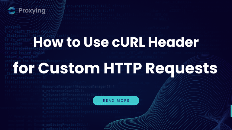 How to Use cURL With a Proxy: A Complete Guide for Beginners - Proxying